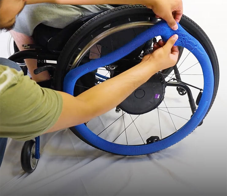 RibGrips Wheelchair Handrim Covers - Push Rim Covers – RibGrips.com