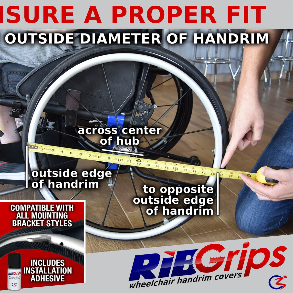 RibGrips Wheelchair Handrim Covers – RibGrips.com