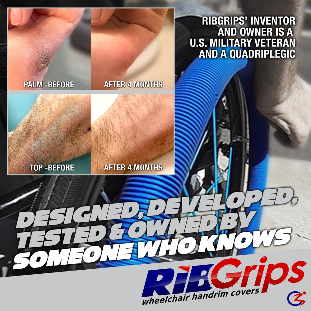 RibGrips Wheelchair Handrim Covers – RibGrips.com